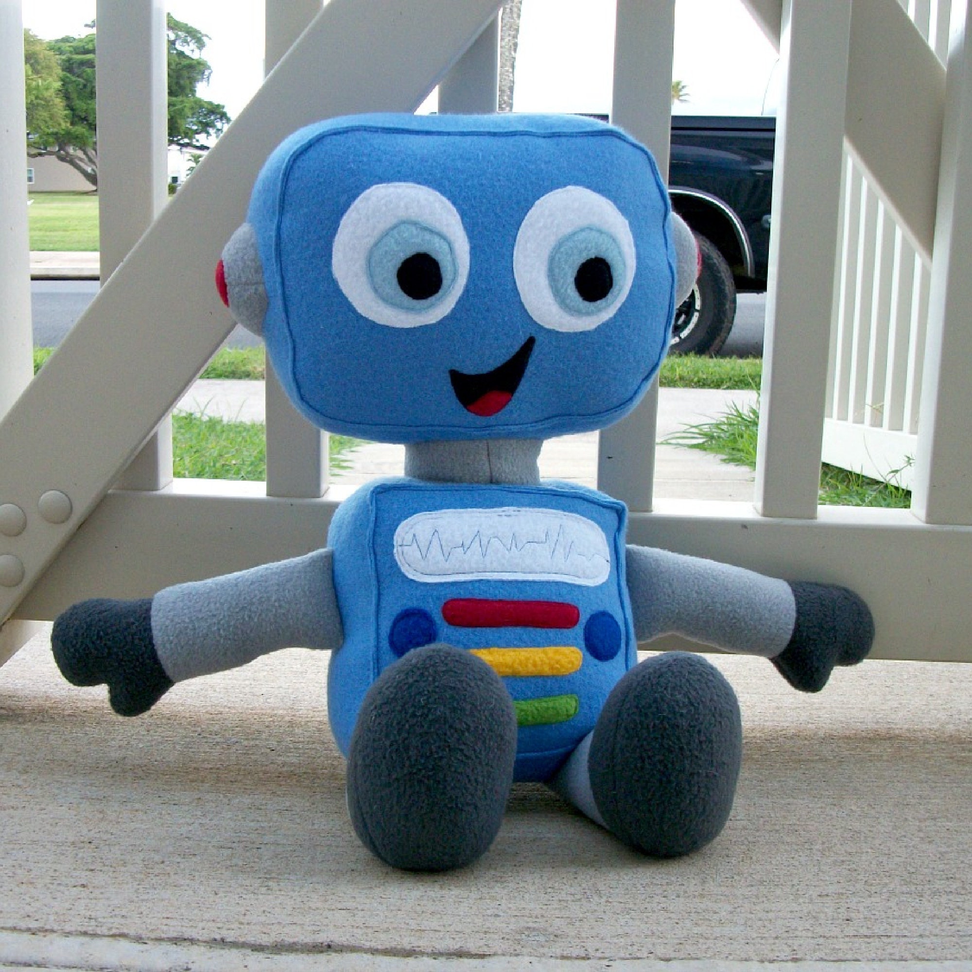 Huggable Robot Pattern PDF Instant Download | Etsy Australia