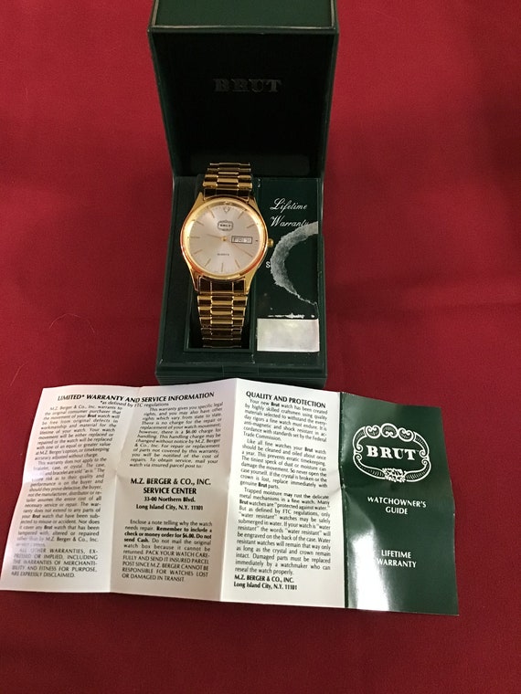 BRUT Mens Wrist Watch BRUT Watch Mens Watch | Etsy