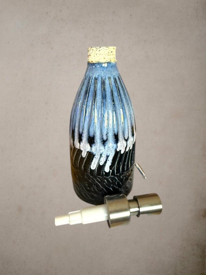 Handmade Wheel Thrown Ceramic Soap Dispenser - Etsy UK