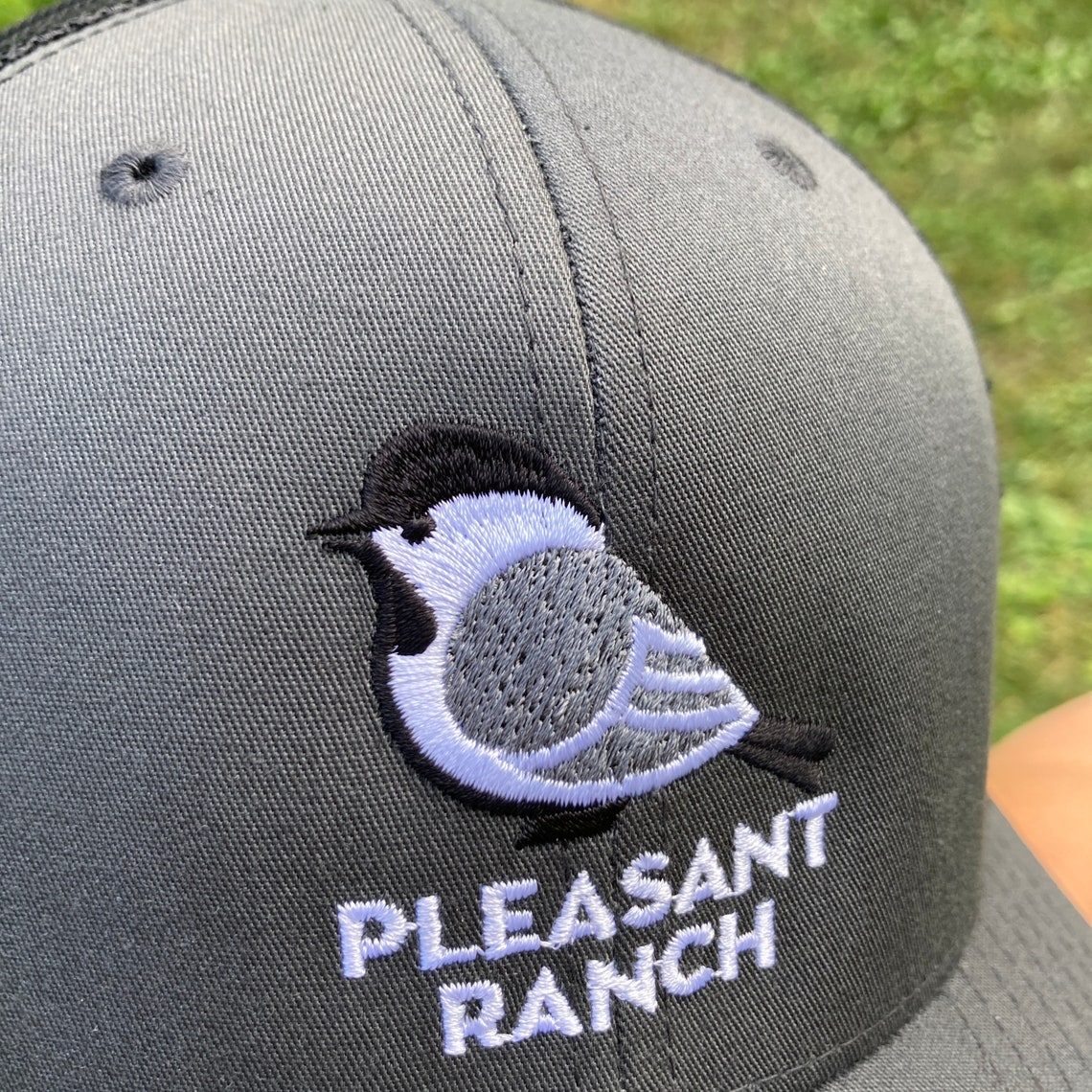 Pleasant Ranch SnapBack Logo Trucker Hat | Etsy