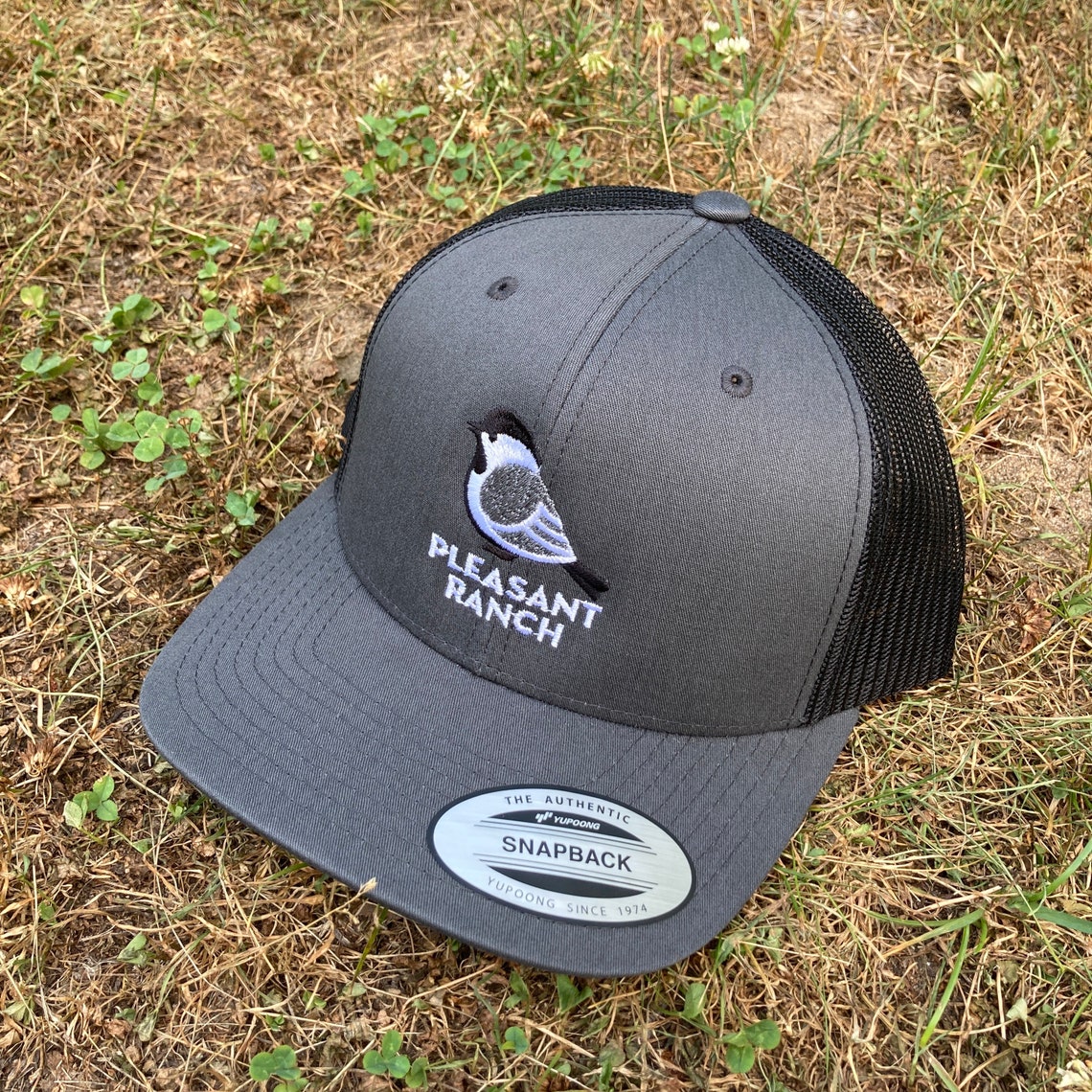 Pleasant Ranch SnapBack Logo Trucker Hat | Etsy