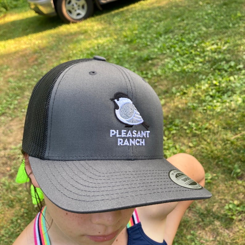 Pleasant Ranch SnapBack Logo Trucker Hat | Etsy
