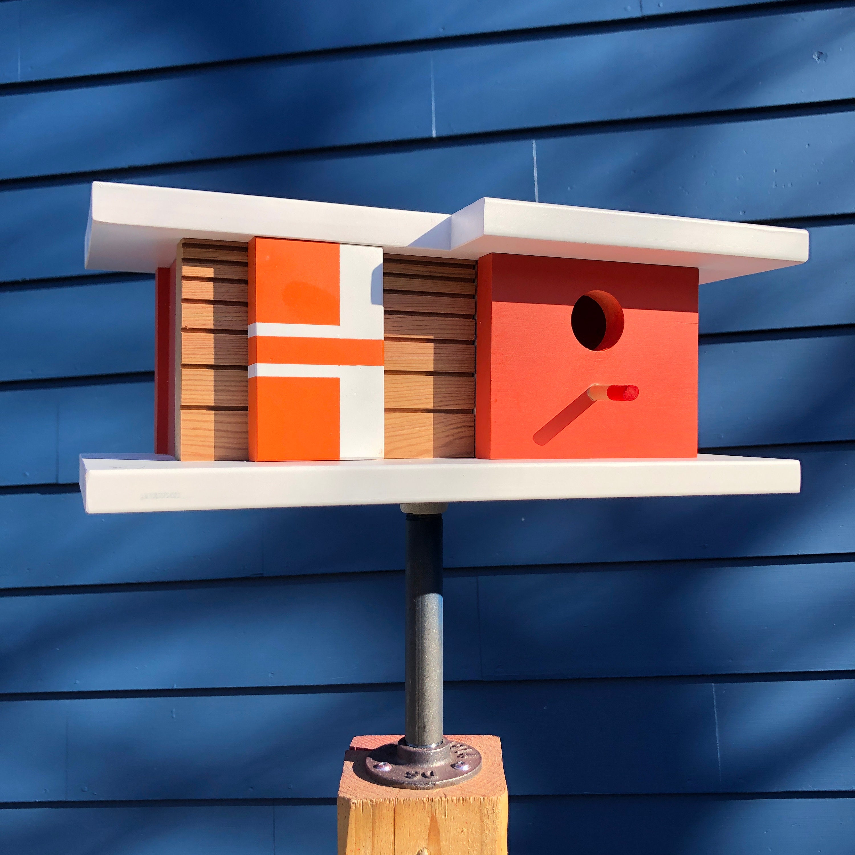 Palm Canyon Birdhouse Creamsicle Midcentury/modern Style - Etsy