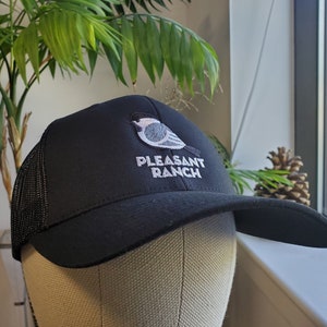 Pleasant Ranch Snapback Logo Trucker Hat - Etsy
