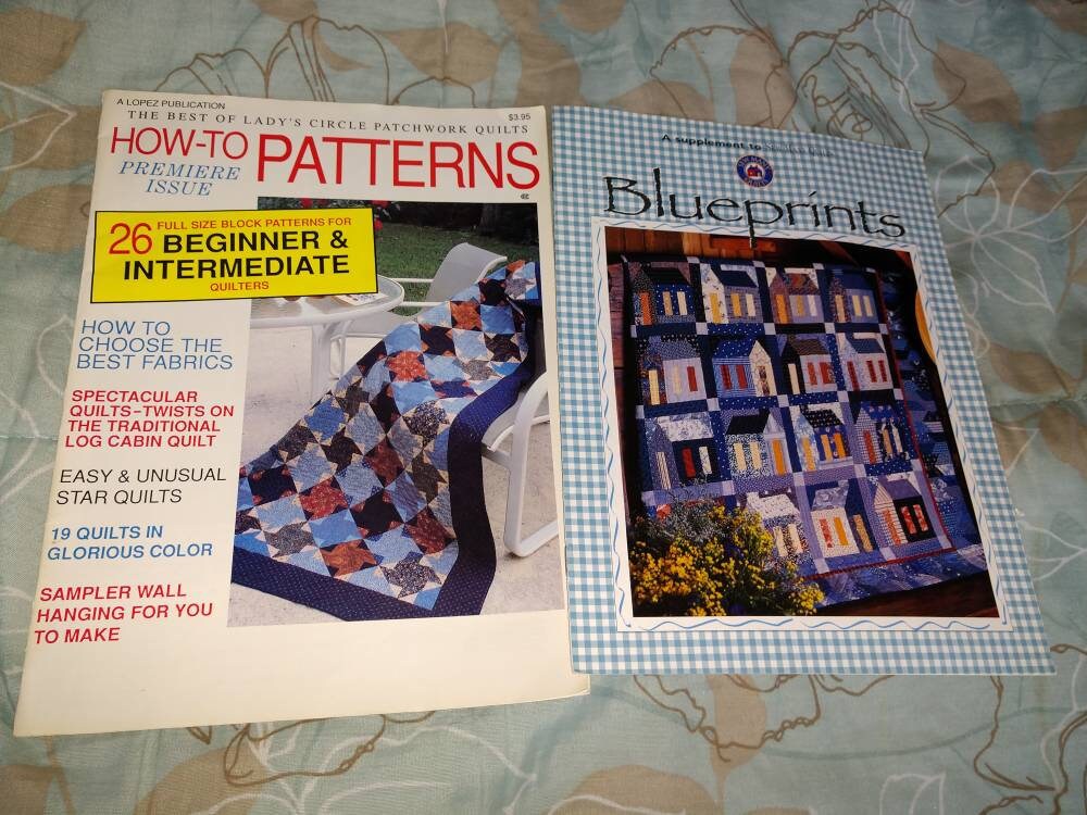 Quilt Book Blueprints and How-to Quilt Patterns Quilts | Etsy
