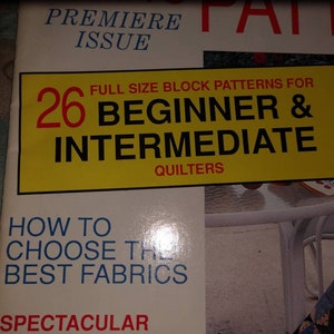 Quilt Book Blueprints and How-to Quilt Patterns Quilts - Etsy