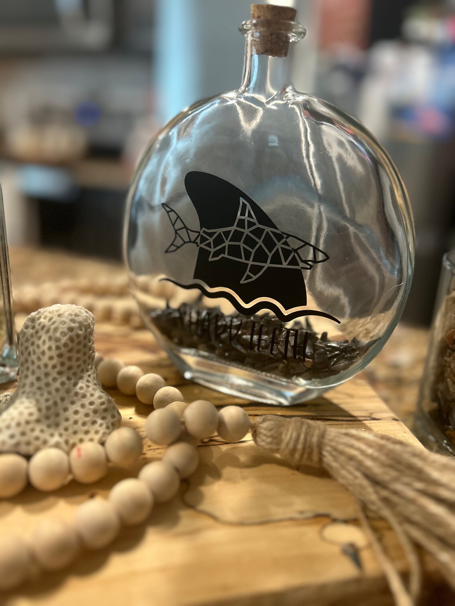 Shark Teeth Jar - Etsy