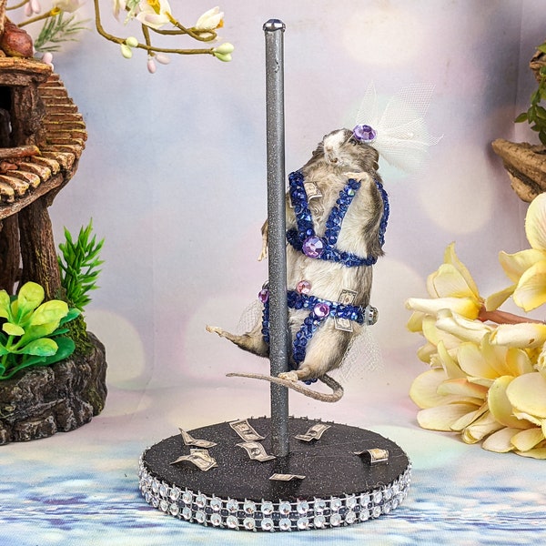 Taxidermy Mouse on Stripper Pole - Etsy