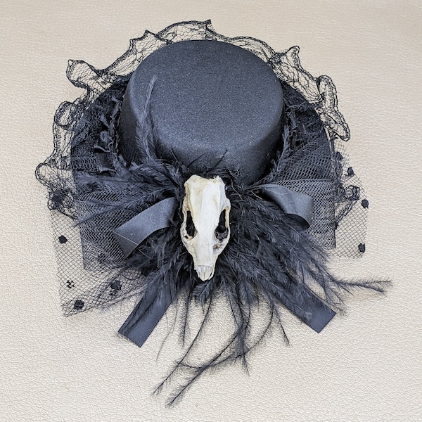 Skull Fascinator - Etsy