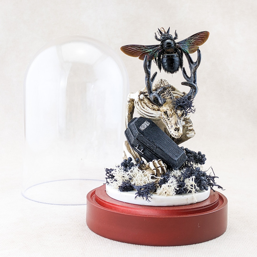 Y34e Resin Wendigo Iridescent Tropical Carpenter Bee Oddities ...