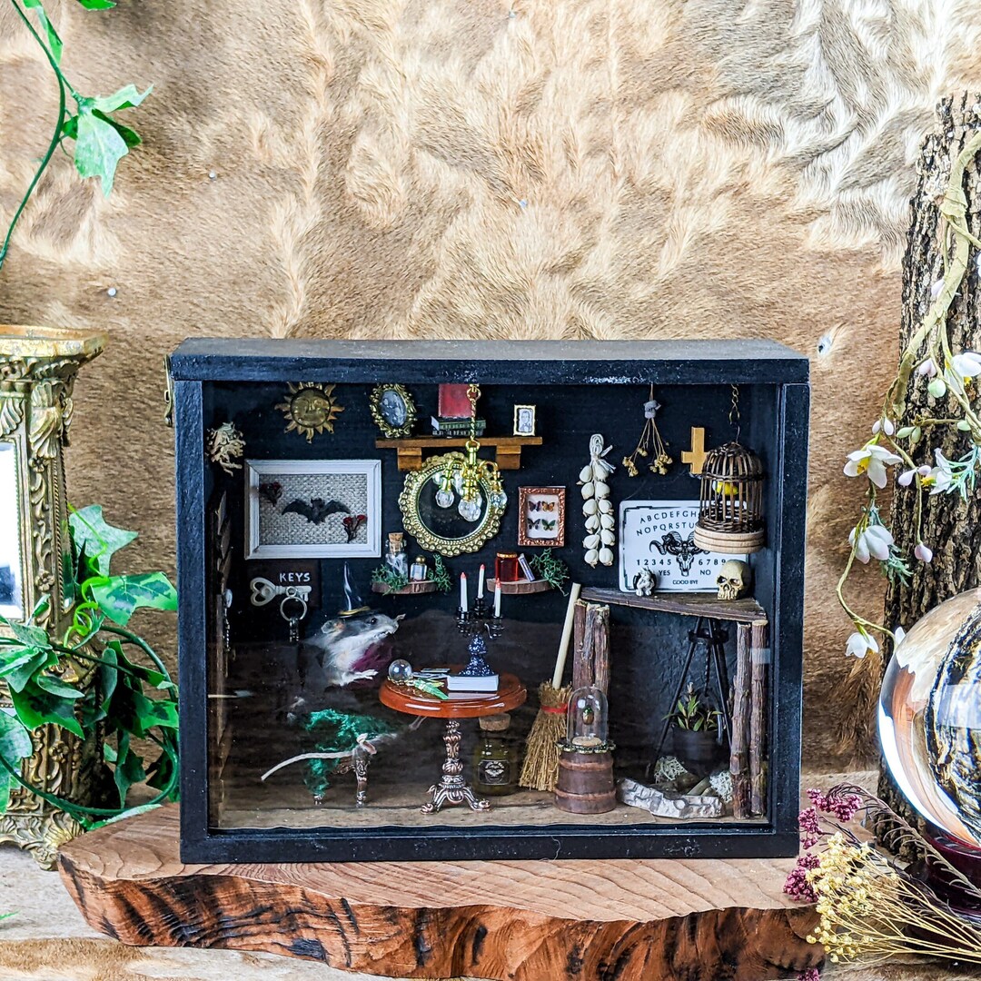 S34h Witch Room Scene Diorama Mouse Taxidermy Oddities Curiosities ...