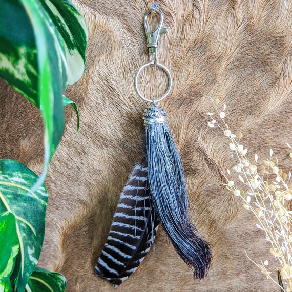 K57b Taxidermy Oddities Curiosities Turkey Beard Key Chain - Etsy