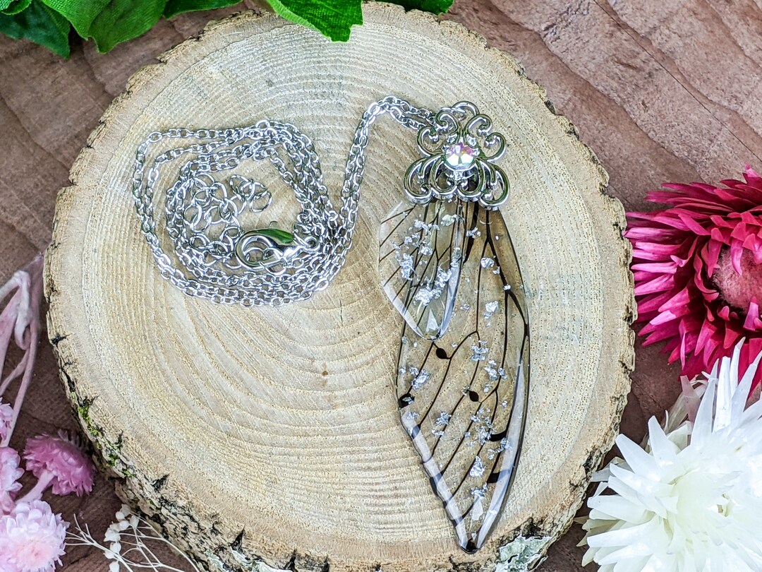 Locust Wing Necklace Jewelry Curiosities Oddities Cicada Insect ...
