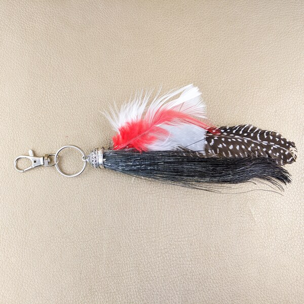 Feather Key Chain - Etsy