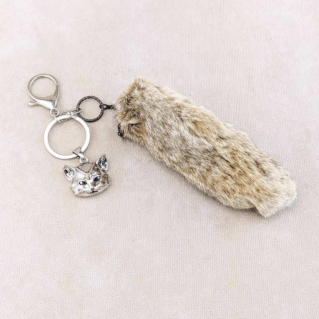 Bobcat Foot Key Chain Keychain Hook Talisman Oddity Curiosity Gift ...