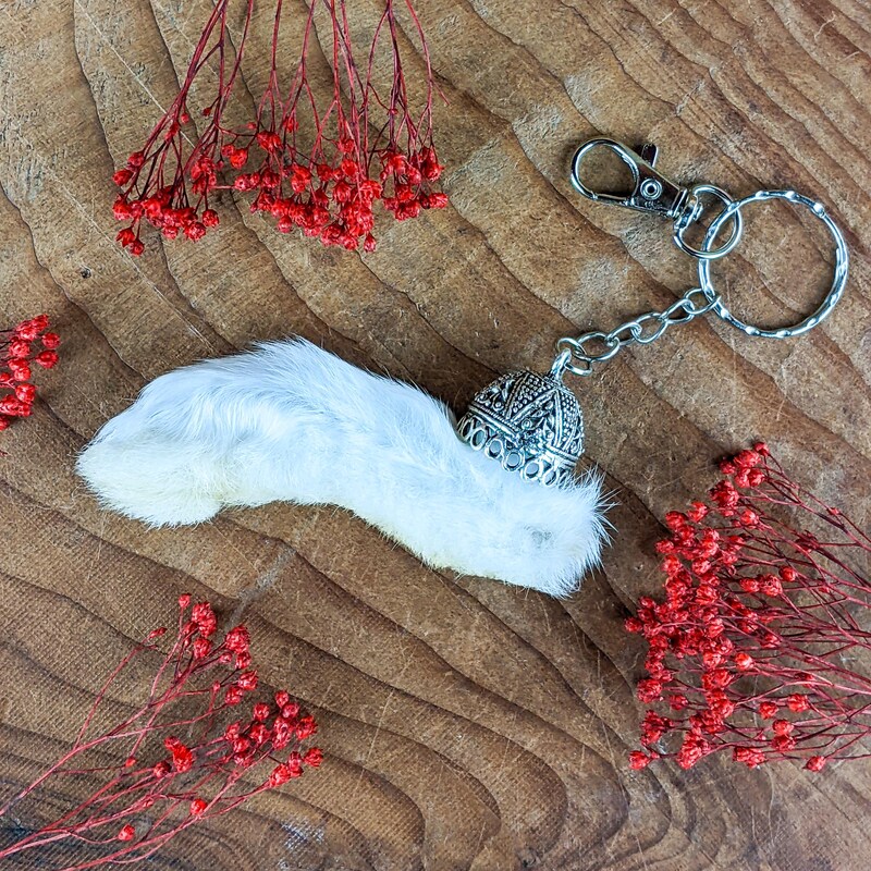 Rabbits Foot Keychain - Etsy