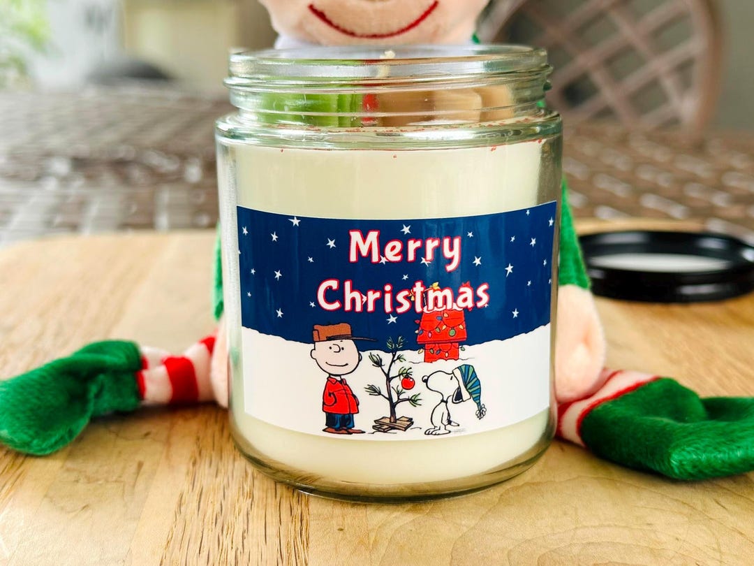 Charlie Brown Christmas, Snoopy Christmas, Soy Candles, Peanuts Gang ...