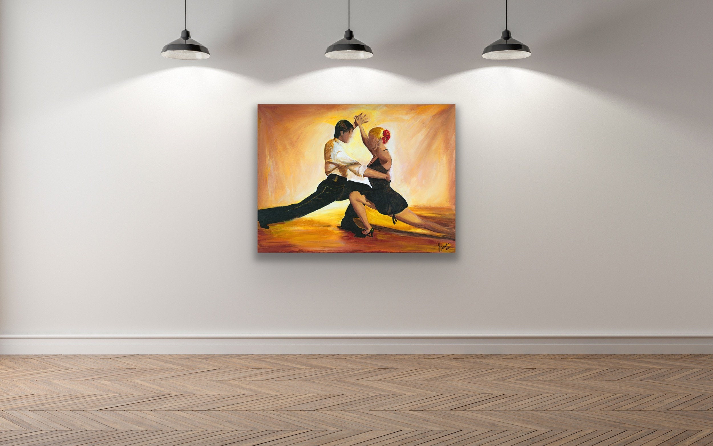 Tango Dancers Art Argentine Tango Print on Paper Dancer in | Etsy