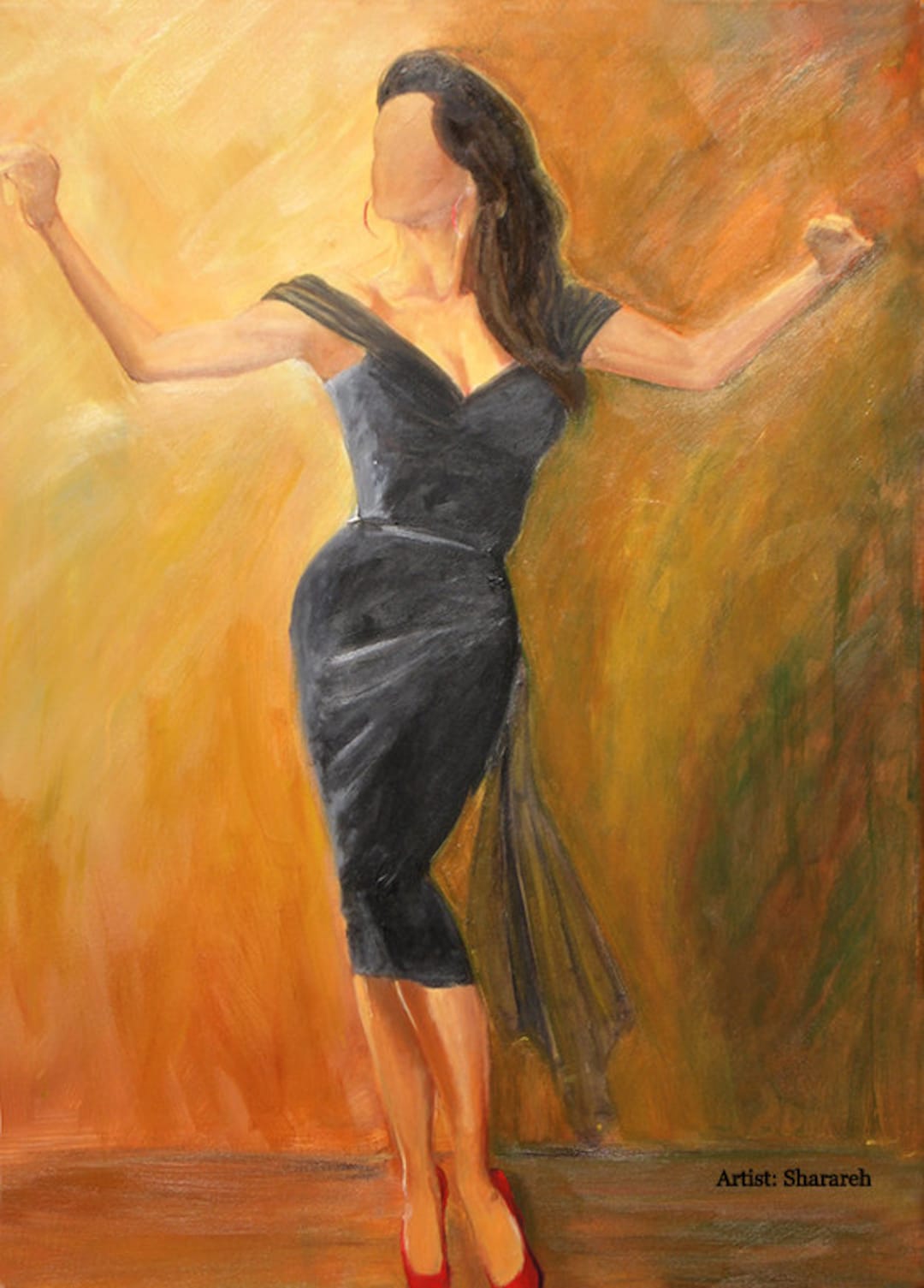 Figurative Art, Woman Body Art Print,sensual Painting, Sexy Woman Art ...