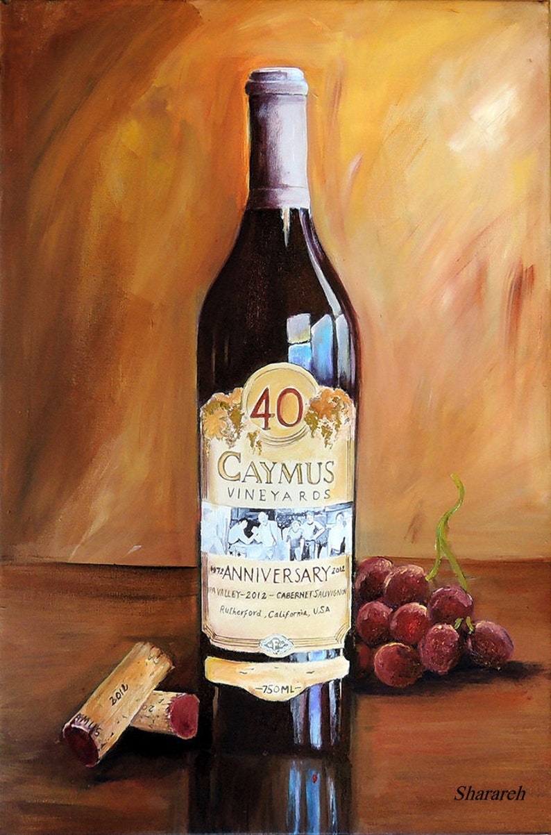 Lewis Wine Bottle Canvas Print, Kitchen Art, Limited Edition - Etsy