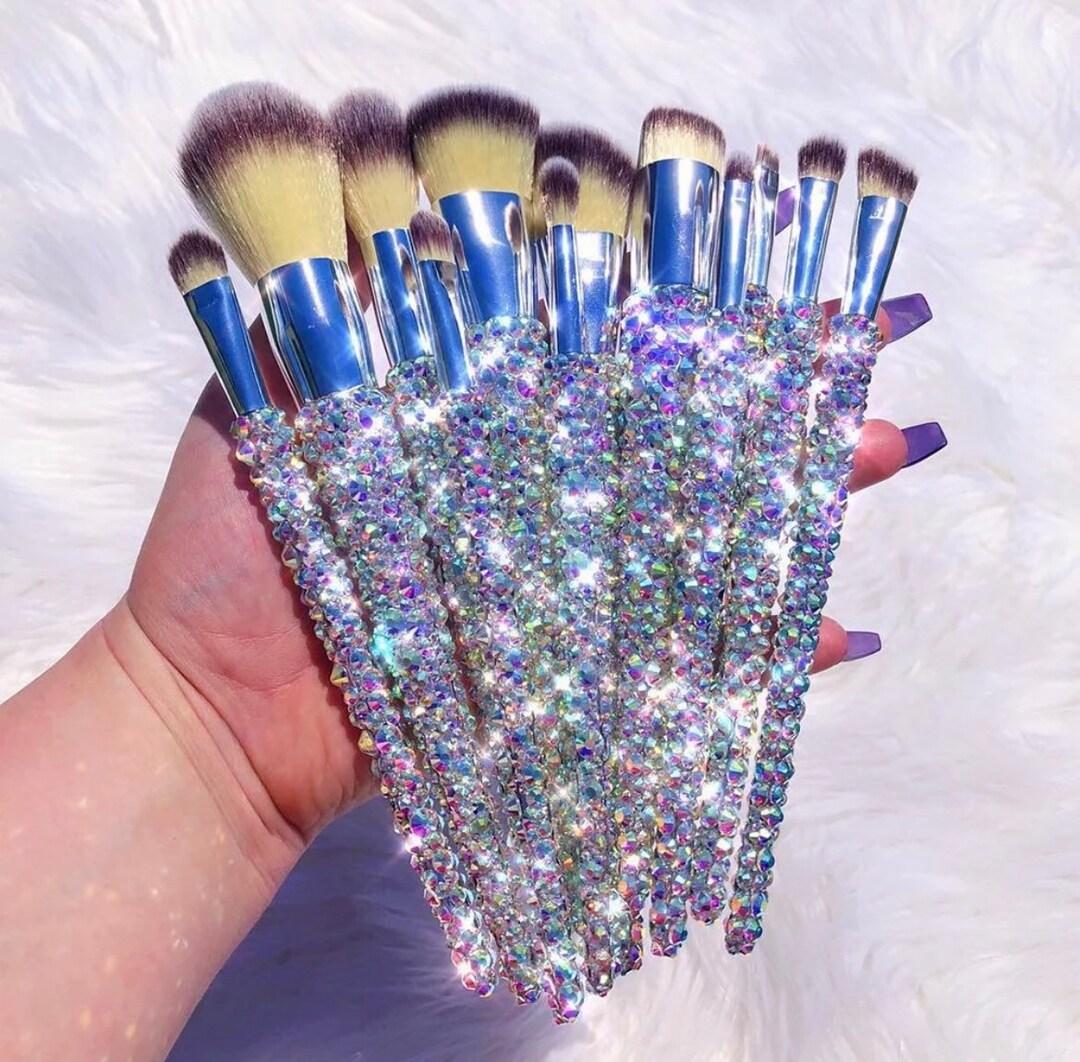Bling Makeup Brushes Set - Etsy