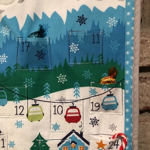 Quilted Advent Calendar With Optional Activity Tokens, Alpine Village ...