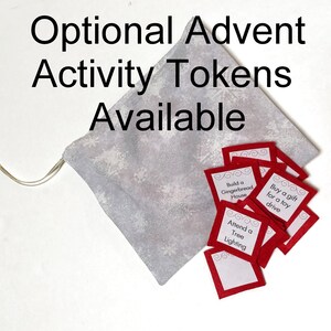 Quilted Advent Calendar With Optional Advent Tokens, Quilted Christmas ...