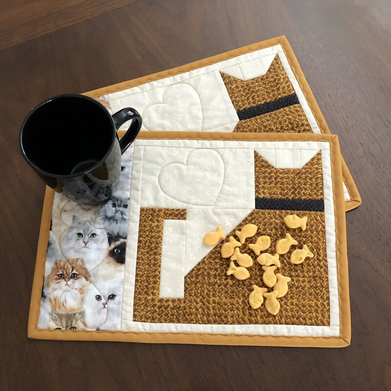 Cat Mug Rugs - Etsy