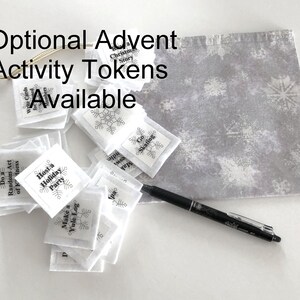 Quilted Advent Calendar With Optional Activity Tokens, Alpine Village ...