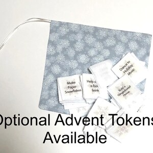 Modern Quilted Advent Calendar With Optional Activity Tokens - Etsy