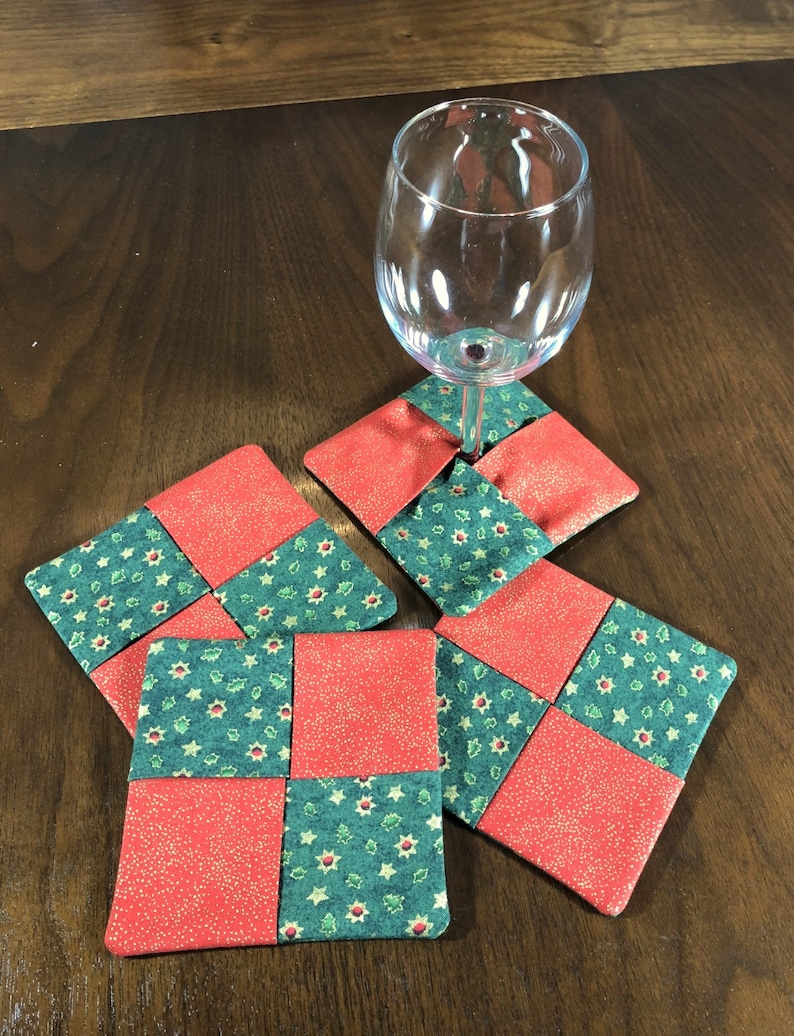 Pattern for Set of Wine Glass Coasters Wine Glass Slipper - Etsy