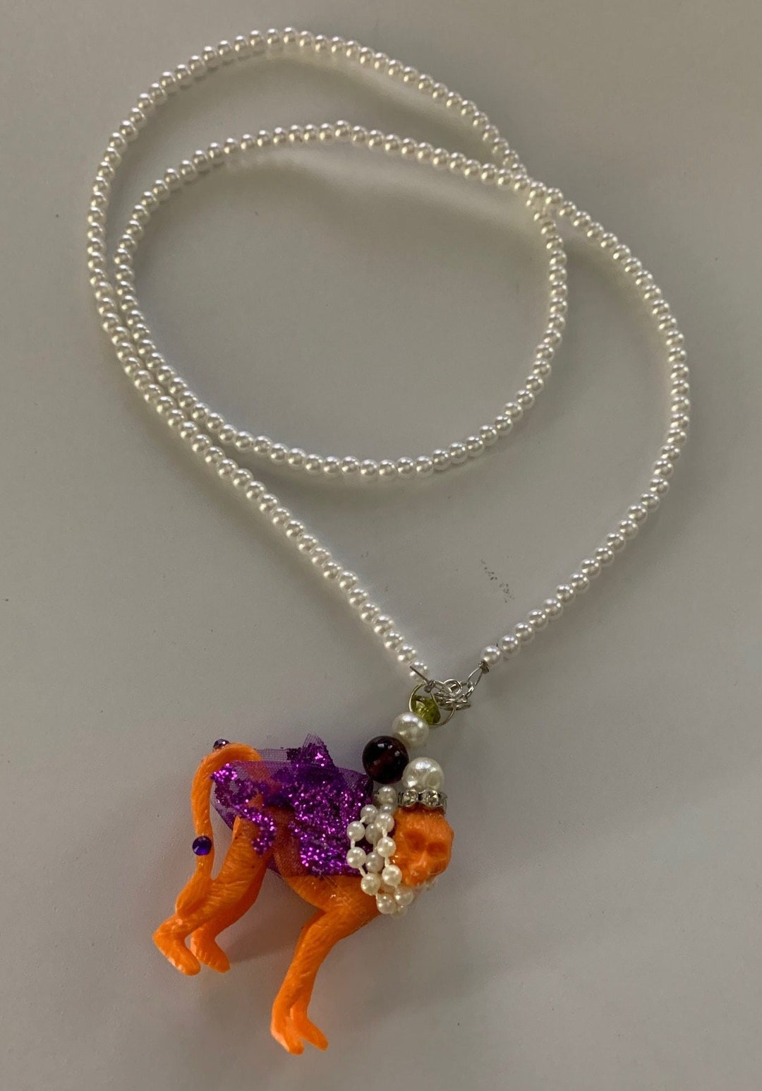 Anthro Inspired Animal Necklace - Royal Chimp! - Etsy