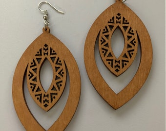 Almond Earrings | Etsy