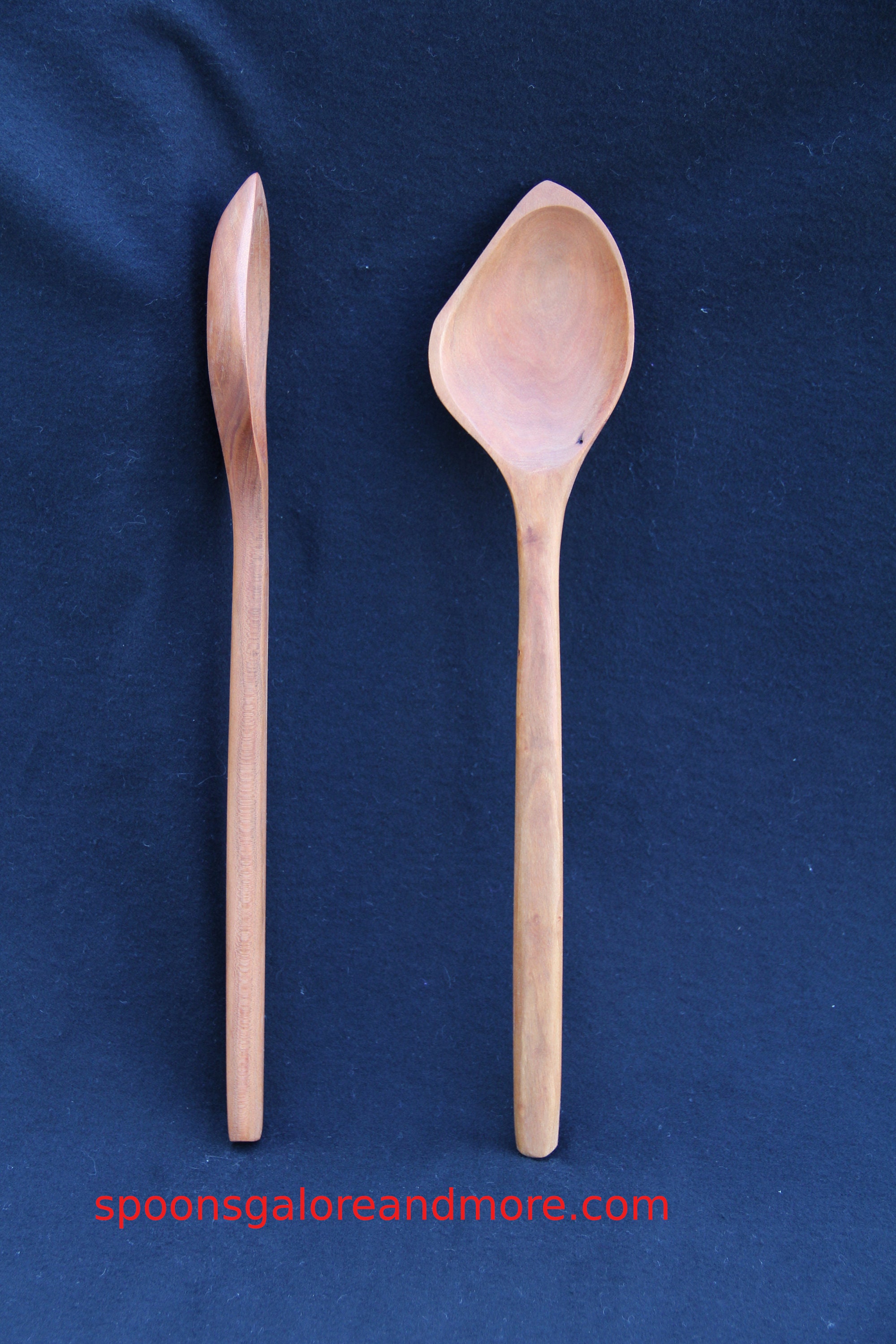 Handmade Cherry Wood Louisiana Roux Spoon Server 18 - Etsy