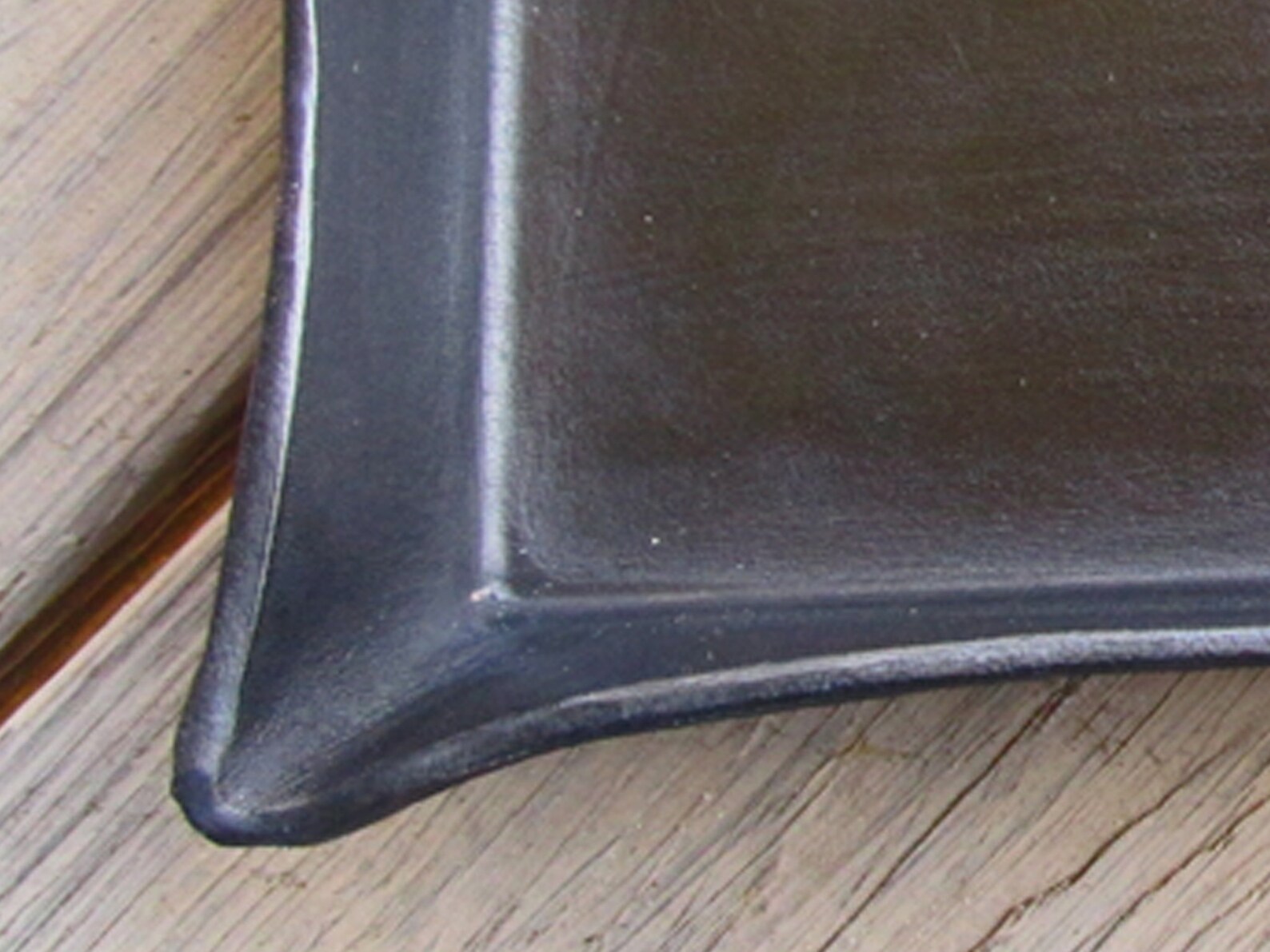 Large Handcrafted Leather Valet Tray. Paper Sized Leather - Etsy