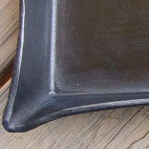 Large Handcrafted Leather Valet Tray. Paper Sized Leather Letter Tray ...