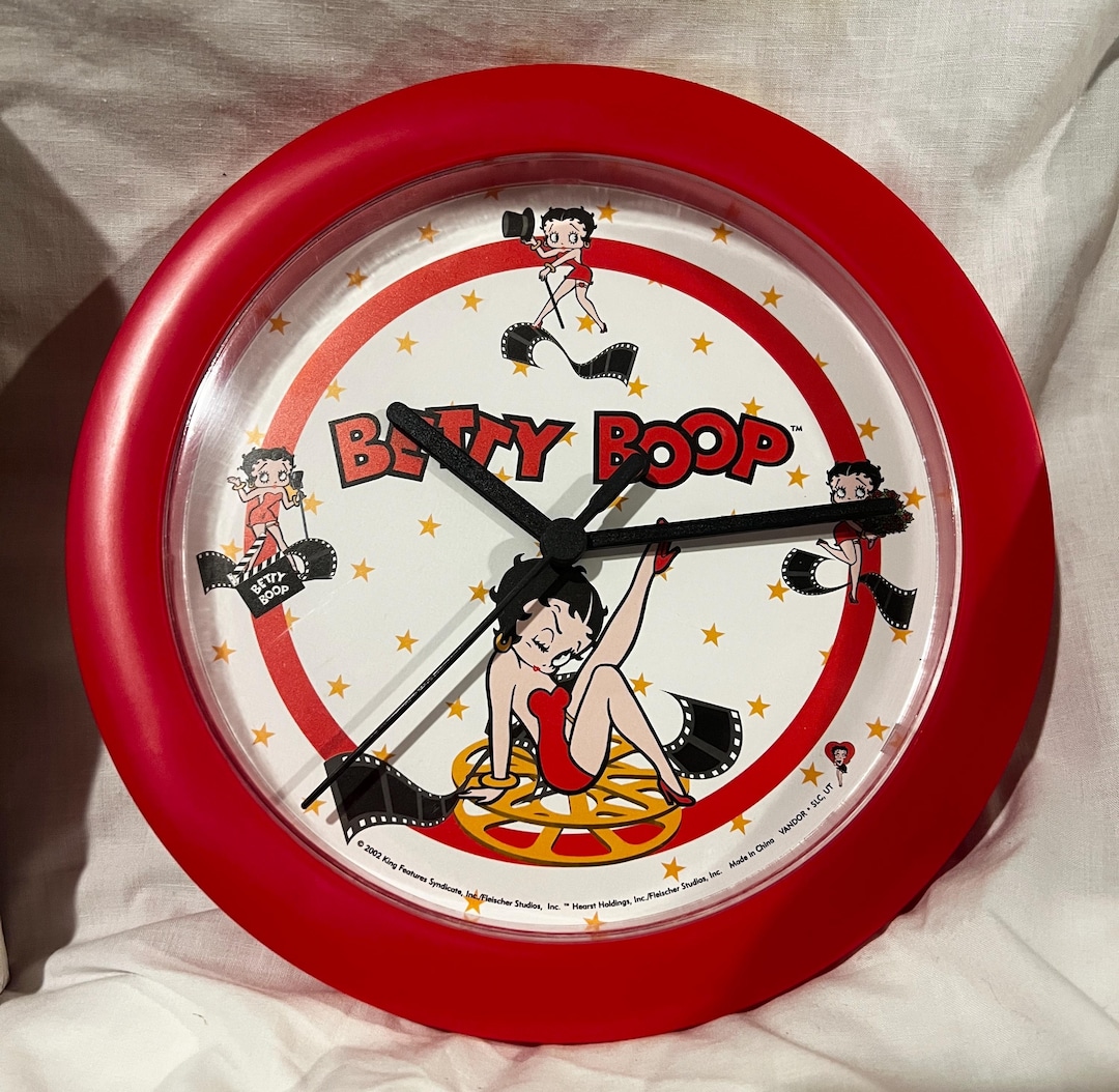 Vintage Betty Boop Wall Clock 2002 - Etsy