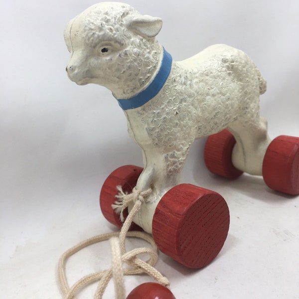 Sheep Pull Toy - Etsy