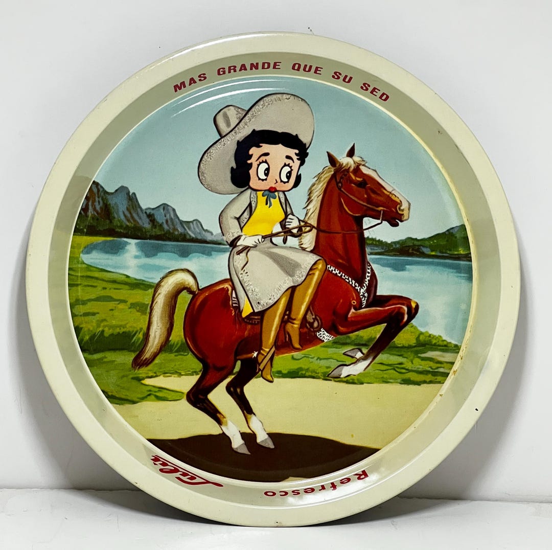 Betty Boop Lulu Vintage Refresco Mexican Soda Tip Tray - Etsy