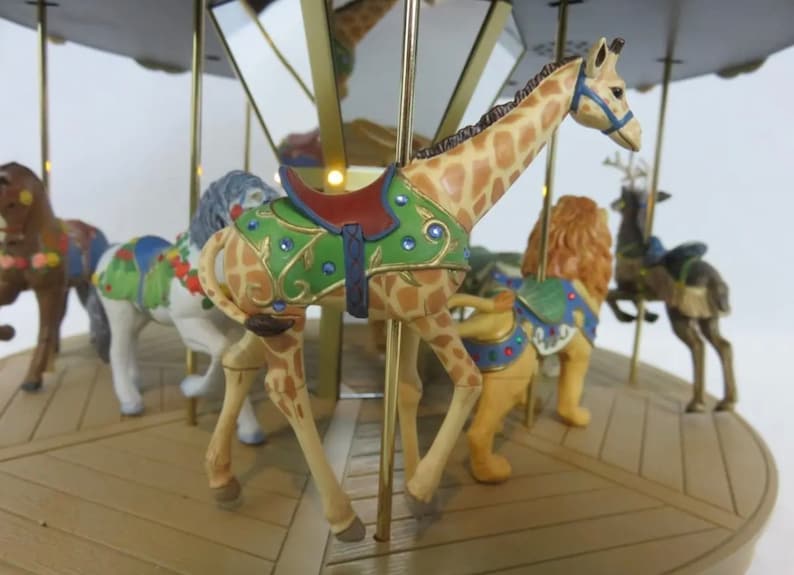 Hallmark 2004 Carousel Ride Christmas Ornament Display - Etsy