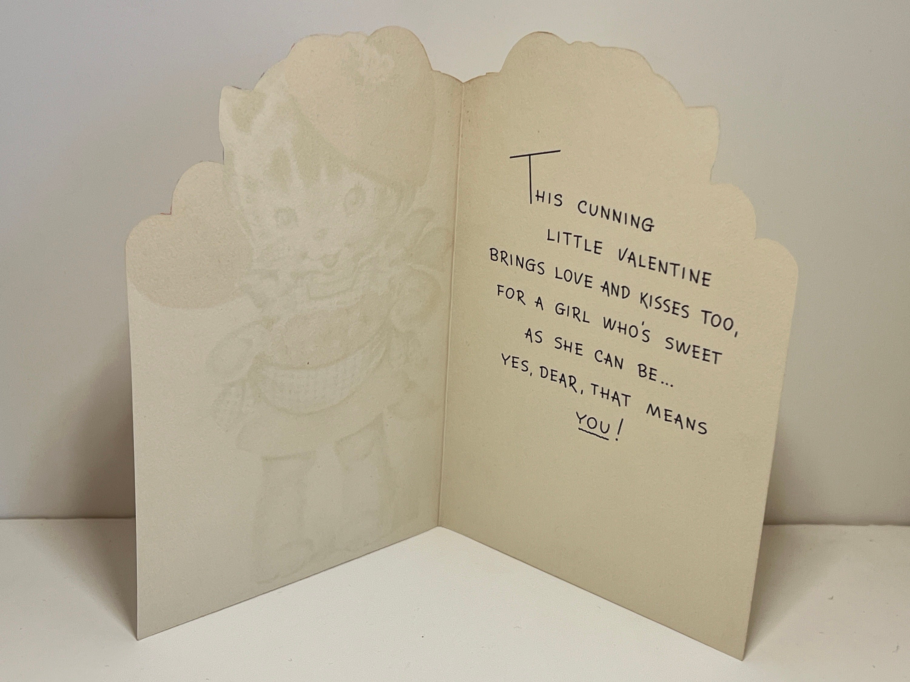 Vintage Valentine Rust Craft Cute Cat Hearts Apron A-16 - Etsy