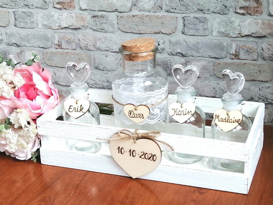 Personalized Wedding Sand Ceremony Set: Rustic Unity Kit - Etsy