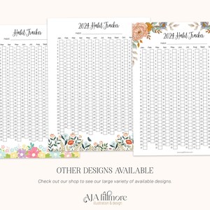 Blank Habit Tracker | Habit Tracker, Habit Tracker, Goal Tracker, Habit ...