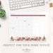 Blank Desk Calendar | Desk Notepad Calendar Makes a Great Gift for the ...