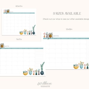 Blank Desk Calendar | Desk Notepad Calendar Makes a Great Gift for the ...