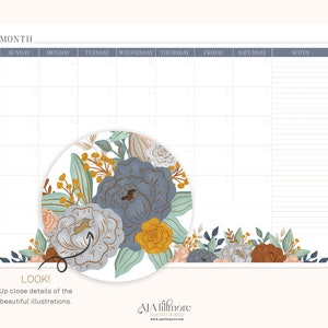 Blank Desk Calendar | Desk Notepad Calendar Makes a Great Gift for the ...