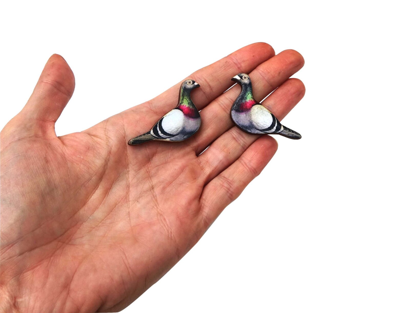 Pigeon Pin Bird Lover Gift - Etsy UK