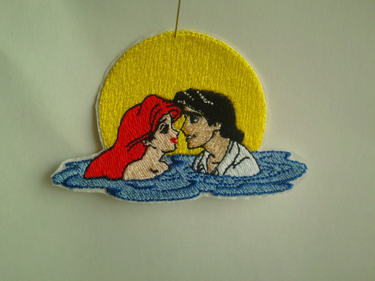 Appliques & Patches Ariel and Prince Eric DIY 4 1/2 inch Iron On ...