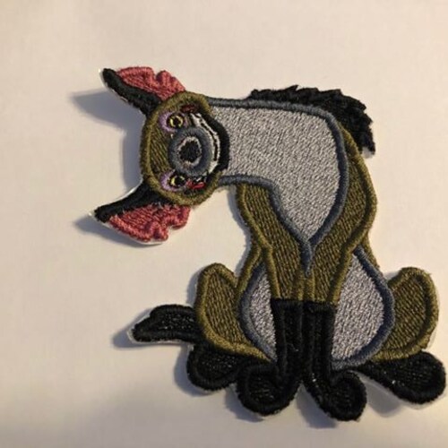 Walking Spotted Hyena Crocuta Crocuta Iron on Patch - Etsy