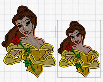 Belle Iron On - Etsy